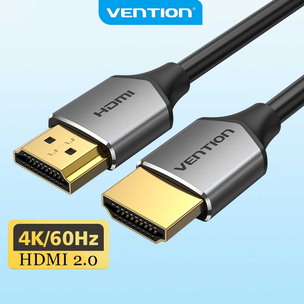 Vention Ultra Thin HDMI Cable 4K 60Hz HDMI2.0 Cable for PC Xbox Gaming ...
