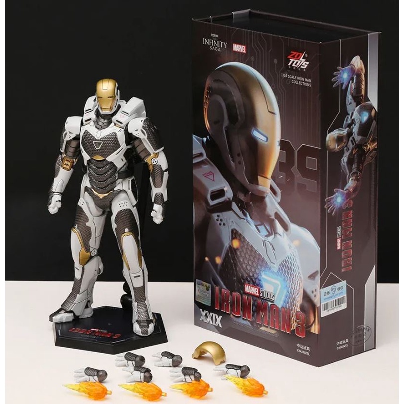 ZD TOYS IRON MAN MARK 39 STARBOOST COLLECTIBLE ACTION FIGURE (1906-39 ...
