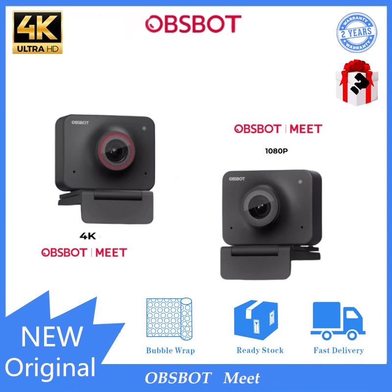 OBSBOT Meet 4K HD live streaming camera computer USB beauty video ...
