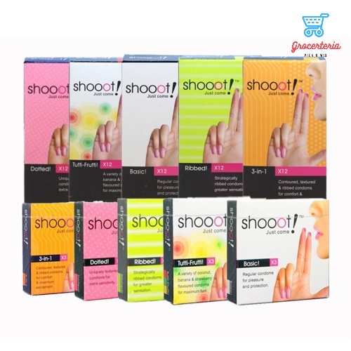 Shooot Basic Condom for Pleasure and Protection (12's x 1Packs ...