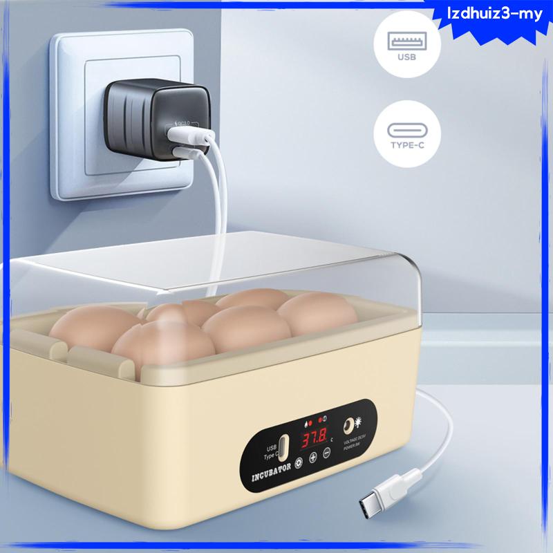 [ Mini Egg Automati Temperature Control Digital Egg Turner Tray Egg ...