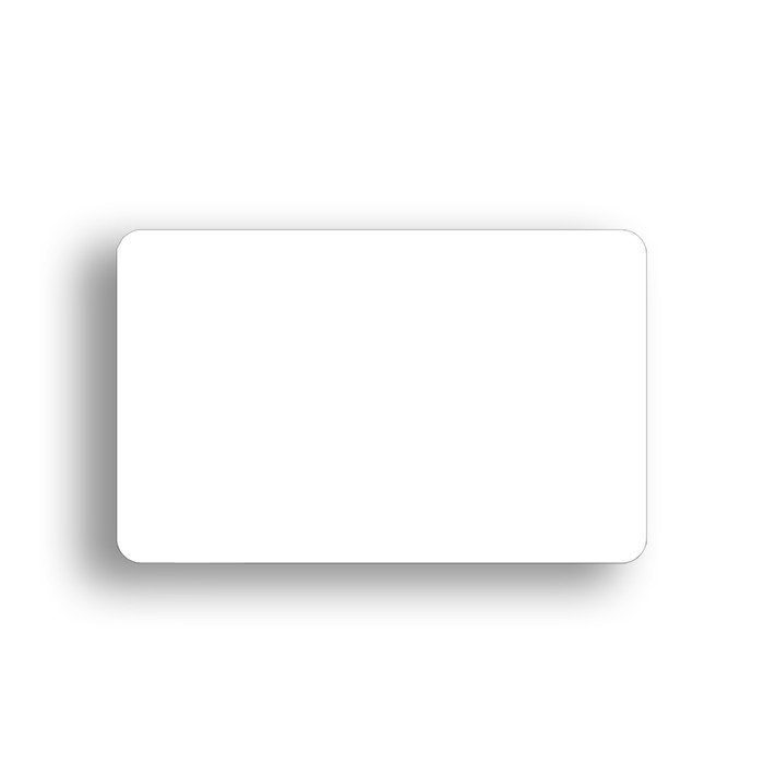 PVC Thermal ID Card 85.5 mm x 54 mm x 0.76 mm Ribbon PVC Thermal ...
