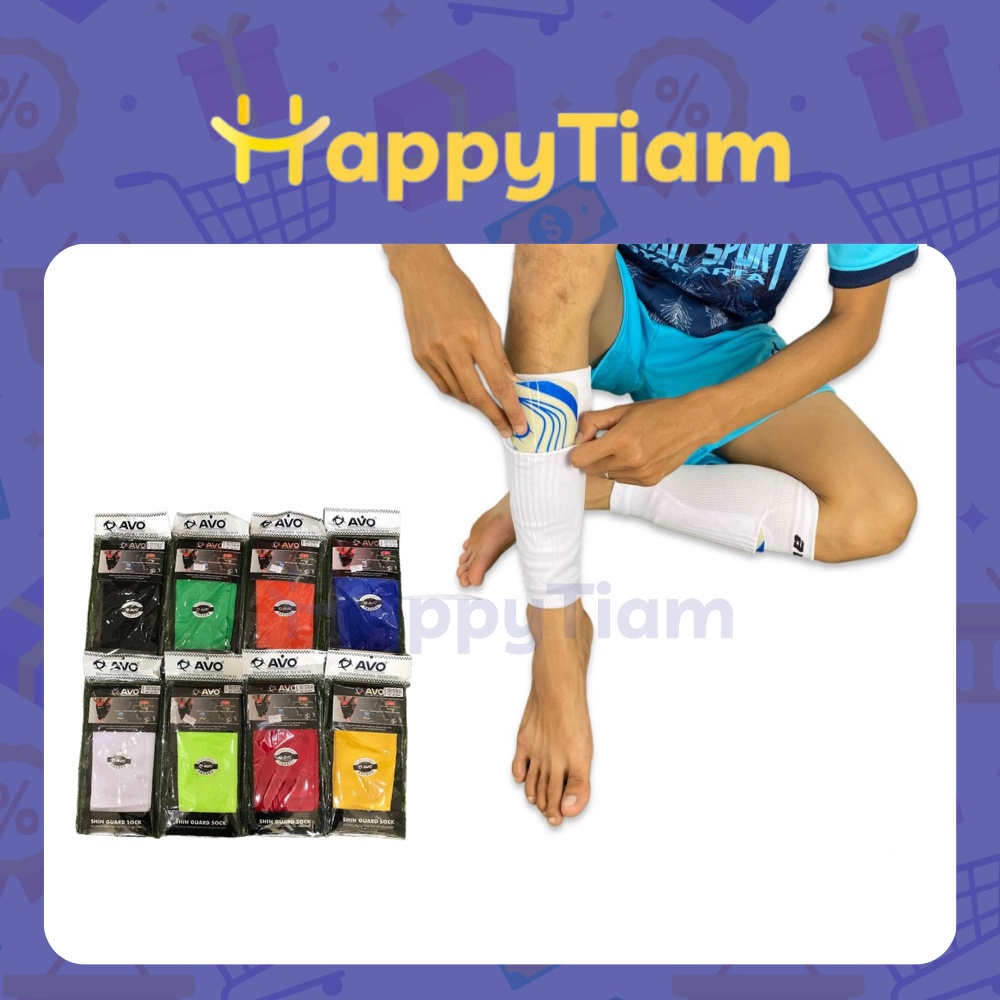 Shinguard SOCK AVO ORI Sarong Oldschool Socks Connect FUTSAL Soccer ...