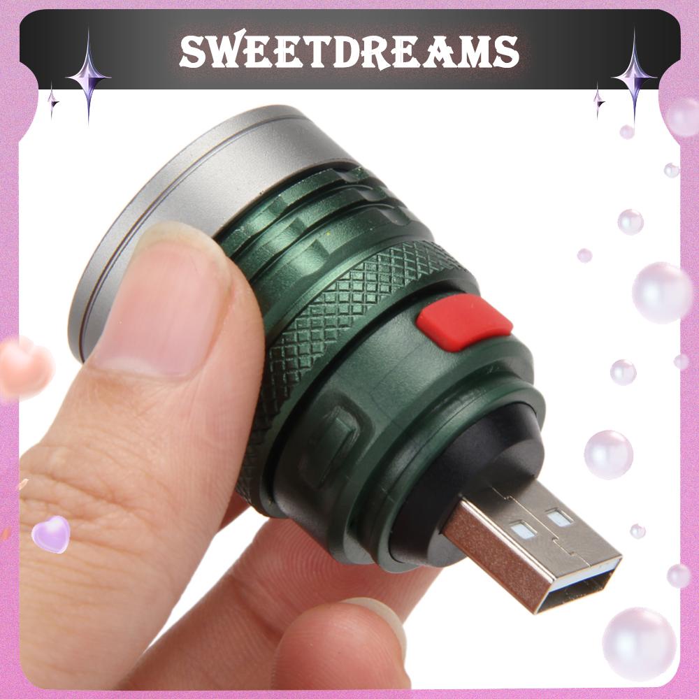 USB LED Power Bank Flashlight Head Lamp 3W Extension Light Torch ...
