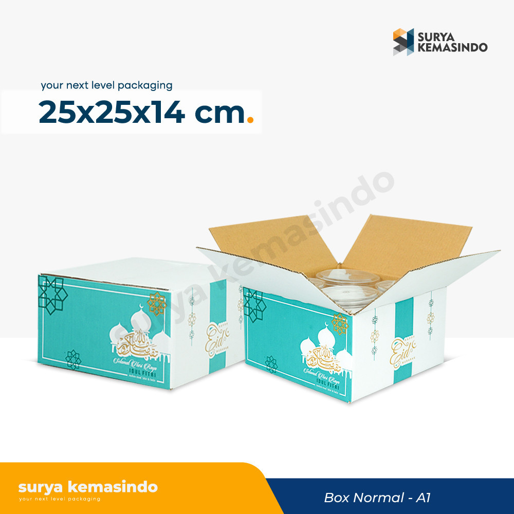 Parcel box 25x25x14 (250gr contains 12 round jars) Cardboard/Parcel ...