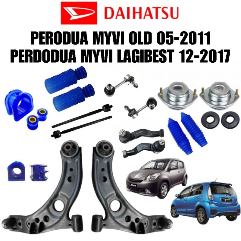 BF 19 ITEM ( OEM DAIHATSU )SET FRONT SUSPENSION PERODUA MYVI 1.3 OLD,MYVI LAGI BEST ,MYVI 2018 ...