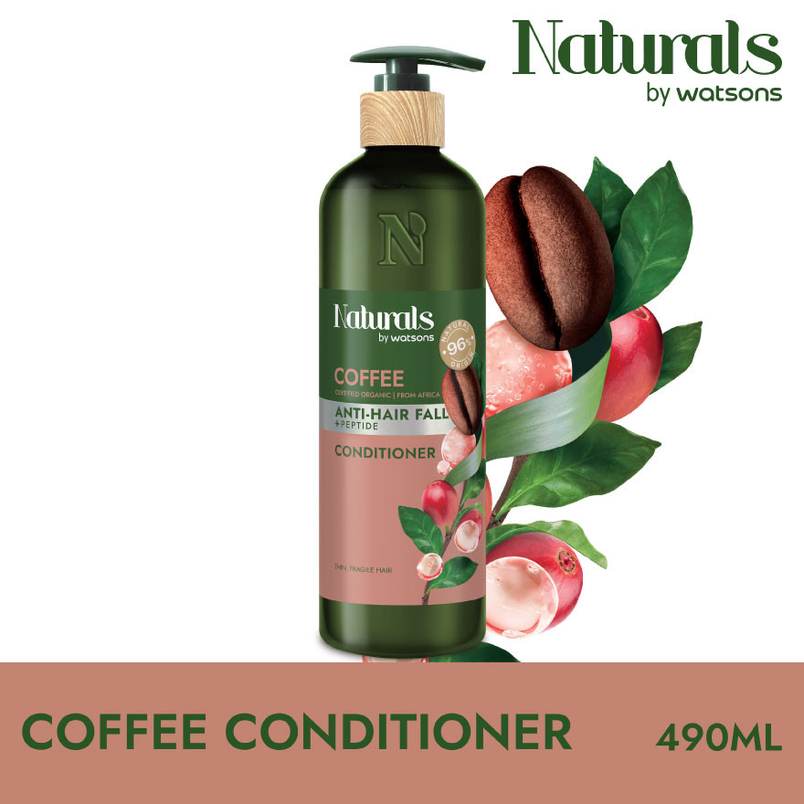 NATURALS BY WATSONS Coffee Anti-hair fall Conditioner 490ml | Shopee Malaysia