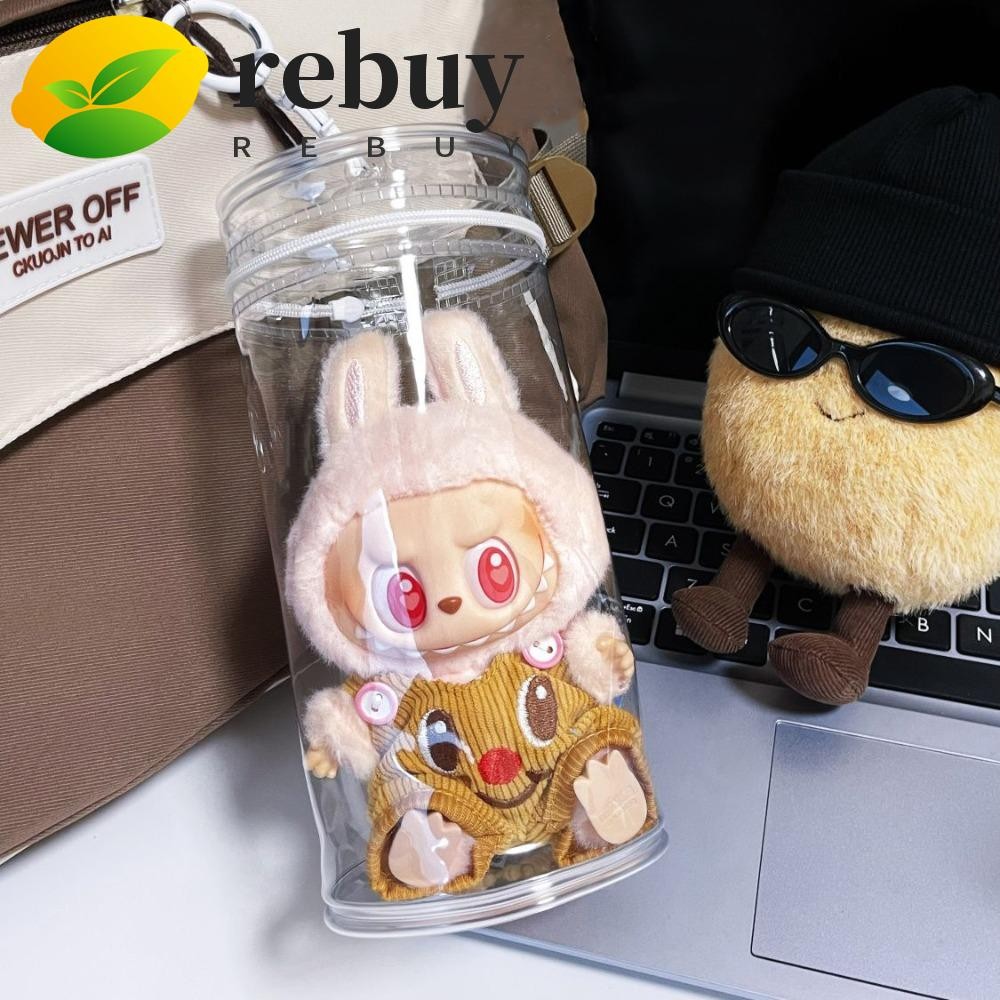 REBUY Labubu Display Bag, Outgoing With Keychain Labubu Doll Storage ...