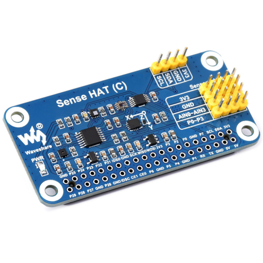 Raspberry Pie Sensor Extension Board C Type with 10-Axis Gyroscope ...