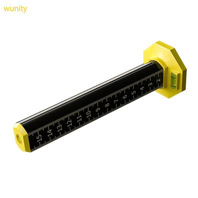 Wuni Ceiling and Floor Tile Height Ruler Leveling Ruler with Magnetic ...