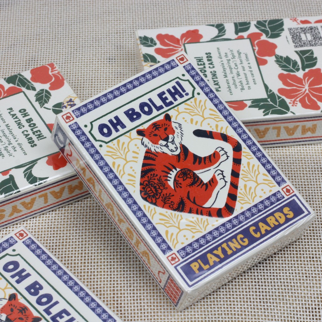 OH BOLEH Playing Cards 310gsm Linen Stock Premium Card | Shopee Malaysia