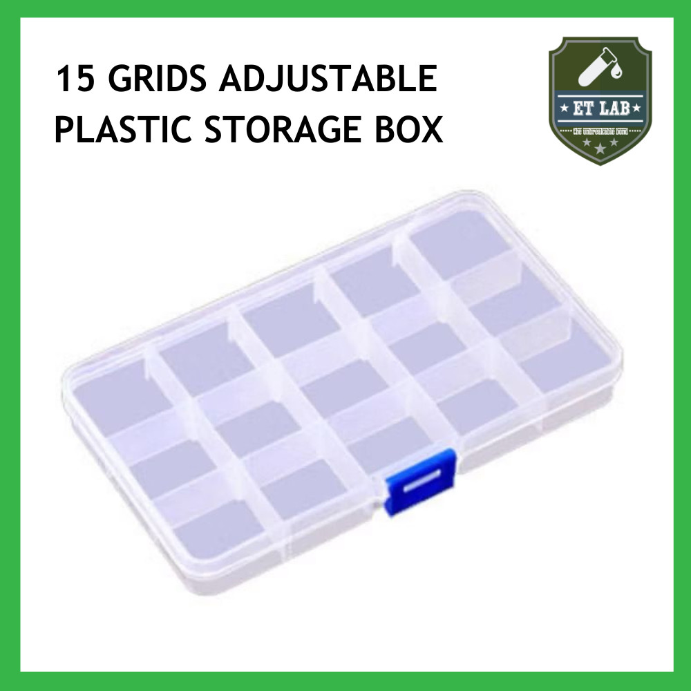 15 Grids Compartment Storage Box / Adjustable Compartment Storage Box ...