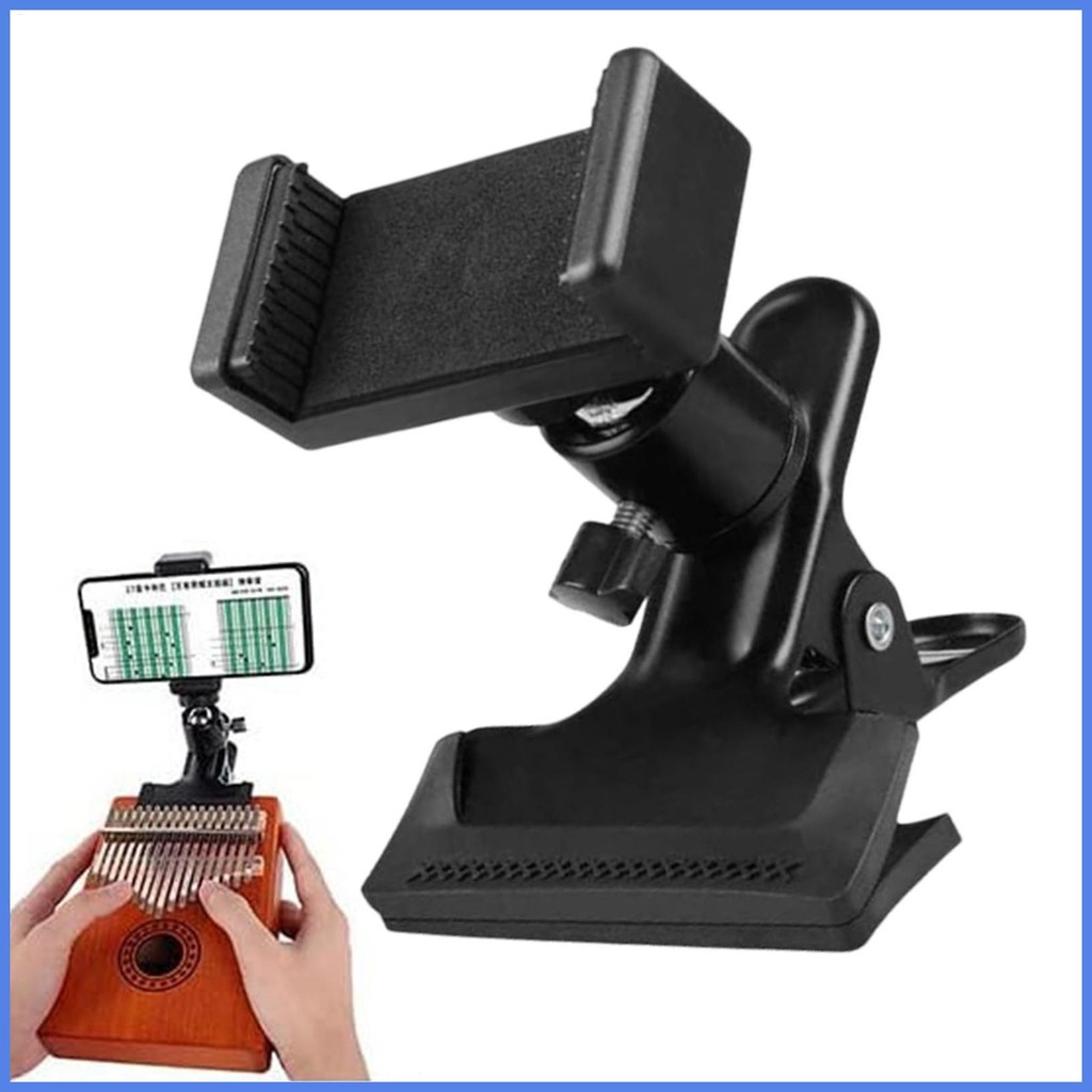Guitar Phone Holder Non-Sli Live Broadcast Bracket Clip Portable Guitar ...