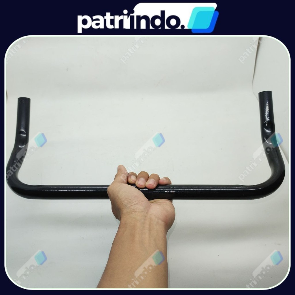 MERAH HITAM PUTIH Bullhorn HANDLEBAR FIXIE RACING HYBRID HORN BANTENG ...