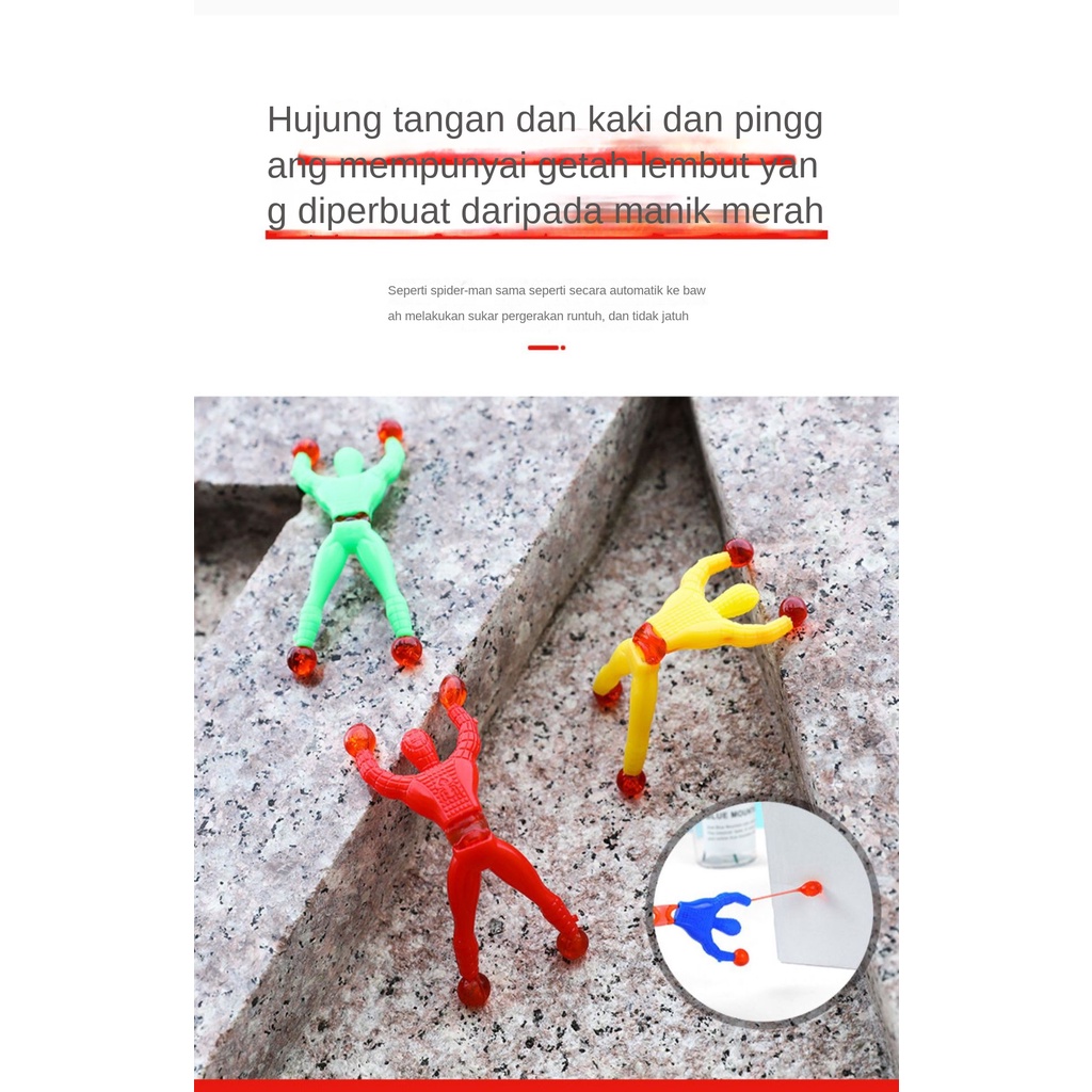 Flexible Climb Sticky Men | Wall Toy Kids Toys Climbing Flip Plastic ...