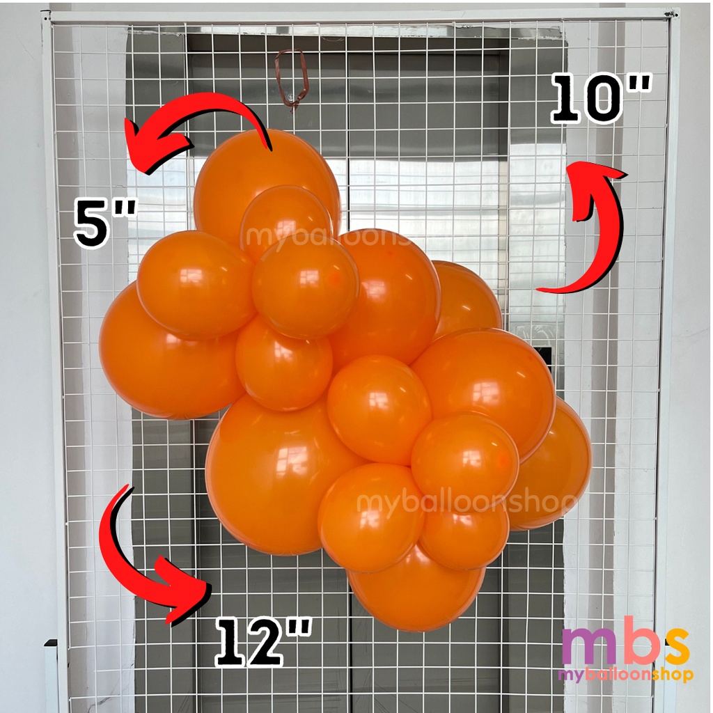 SKYTEX - Standard ORANGE Color Balloons (SKX) | Shopee Malaysia