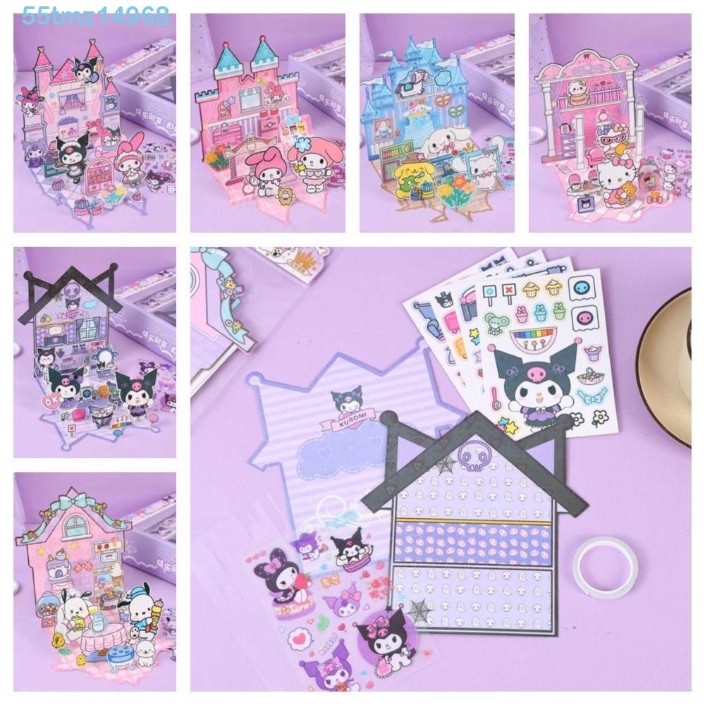 TMZ1 DIY Kuromi Busy Book, Anime Activity Books KT Cat KT Quiet Book ...
