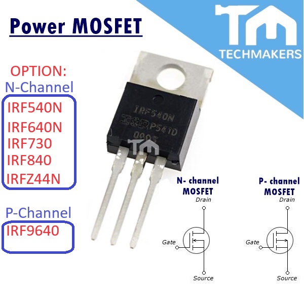 IRF540N / IRF560N / IRF730 / IRF840 / IRFZ44N / IRF9640 / IRFZ44N IRF 540N IRF540 Power MOSFET P ...
