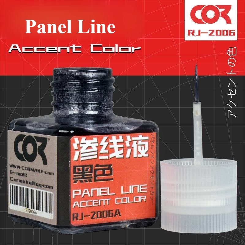 [HOBBY TOOLS] CORMAKE PANEL LINING TOOLS - 40ML PANEL LINE ACCENT COLOR ...