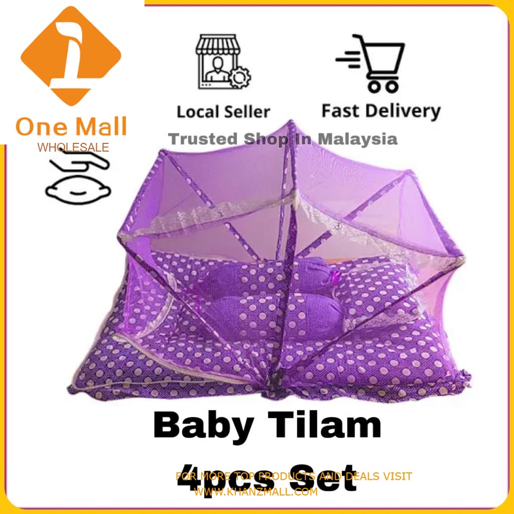 [KhanzMall] Set Tilam Baby Kelambu Berzip Baby Tilam Set random corak ...