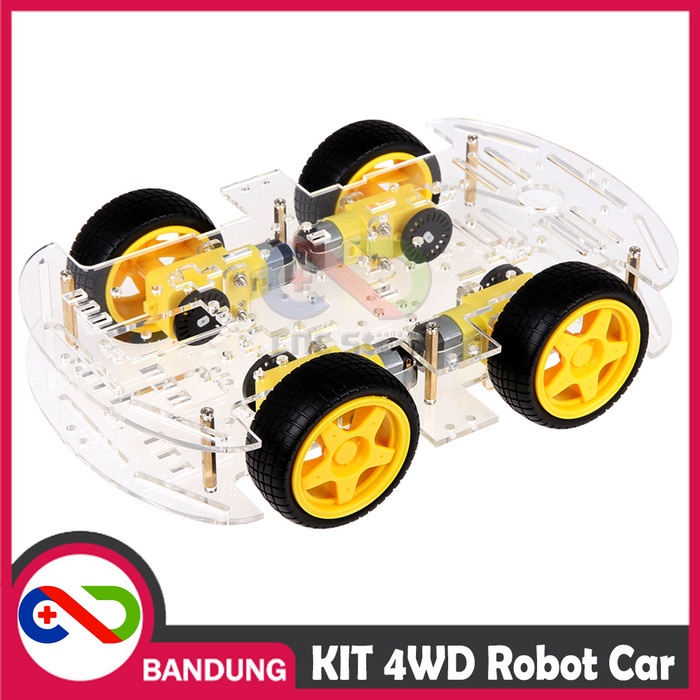 Kit SMART CHASSIS CHASIS 4WD ROBOT CAR CAR ARDUINO RASPBERRY | Shopee ...