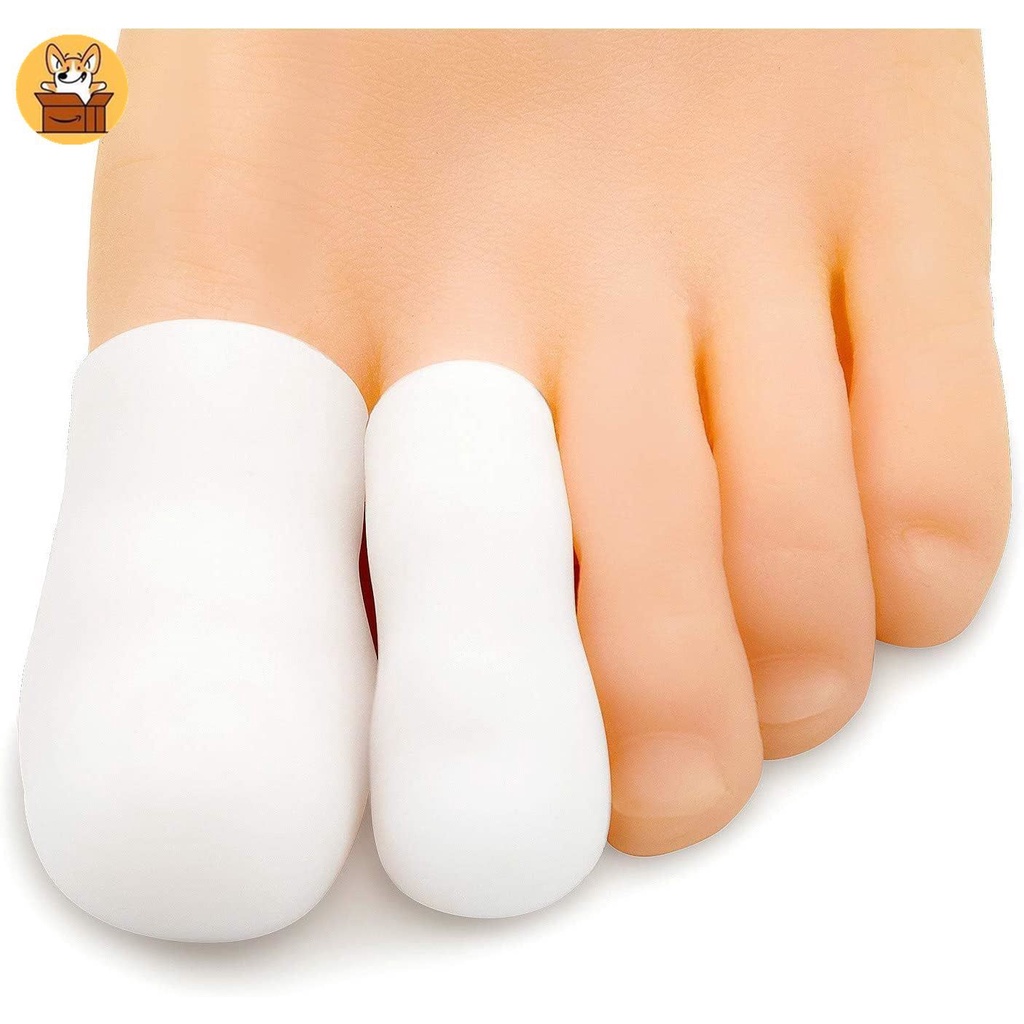 【Am-az】 Big Toe Protectors - Silicone Toe Caps to Cushion Toe Blister ...