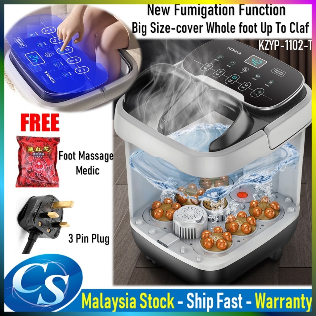 Fully Automatic Heating Foot Massage Foot Bath Electric Foot Spa Basin ...