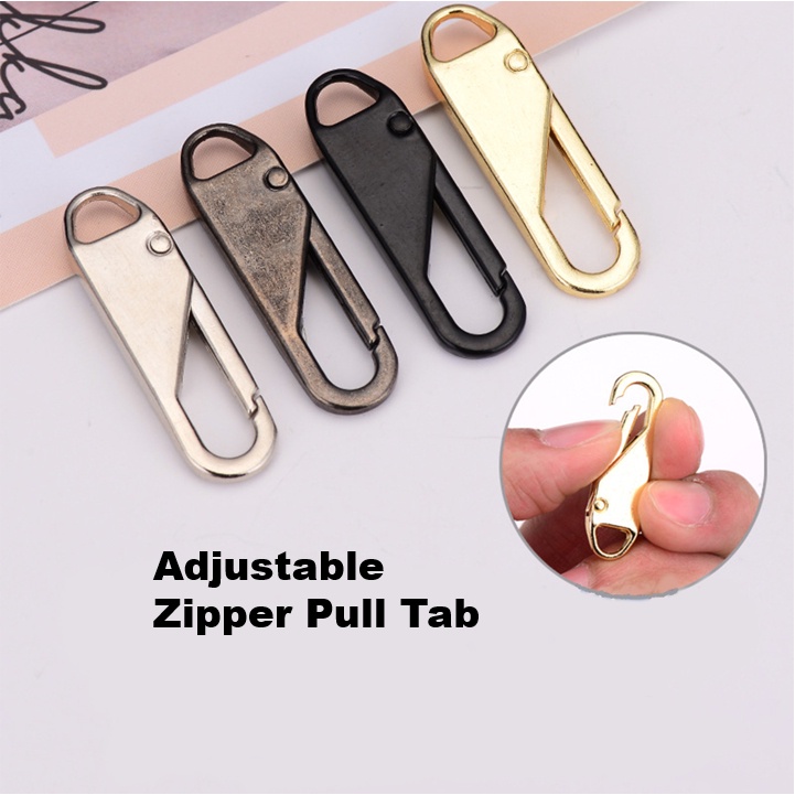 𝐑𝐄𝐀𝐃𝐘 𝐒𝐓𝐎𝐂𝐊 Zipper Pull Tab Replacement Zip Slider Extender Handle Bag ...