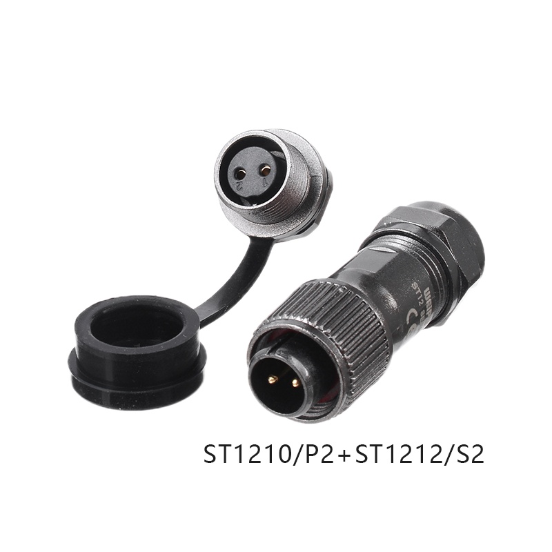 WEIPU ST12 ST1210/P+ST1212/S Male Plug Female Socket Panel Circular ...
