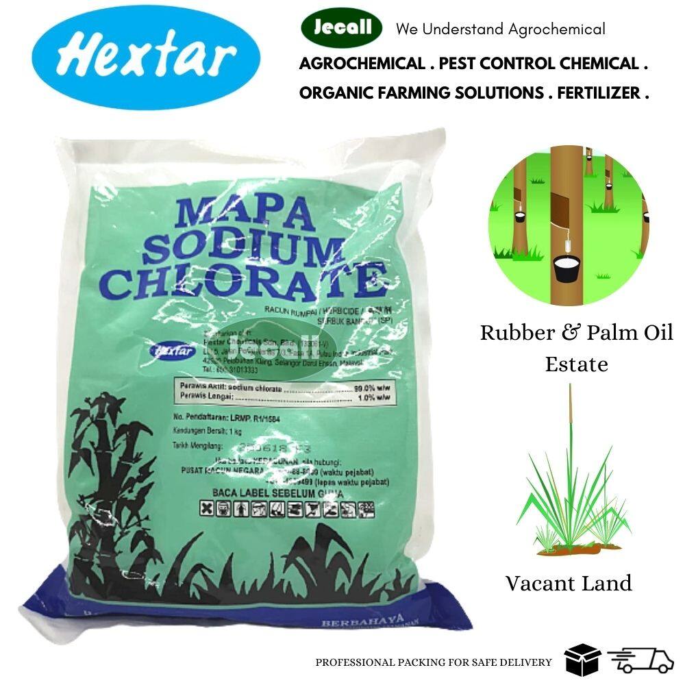 Hextar Mapa Sodium Chlorate 99% 1KG / Sodium Chlorate / Garam Rumpai ...