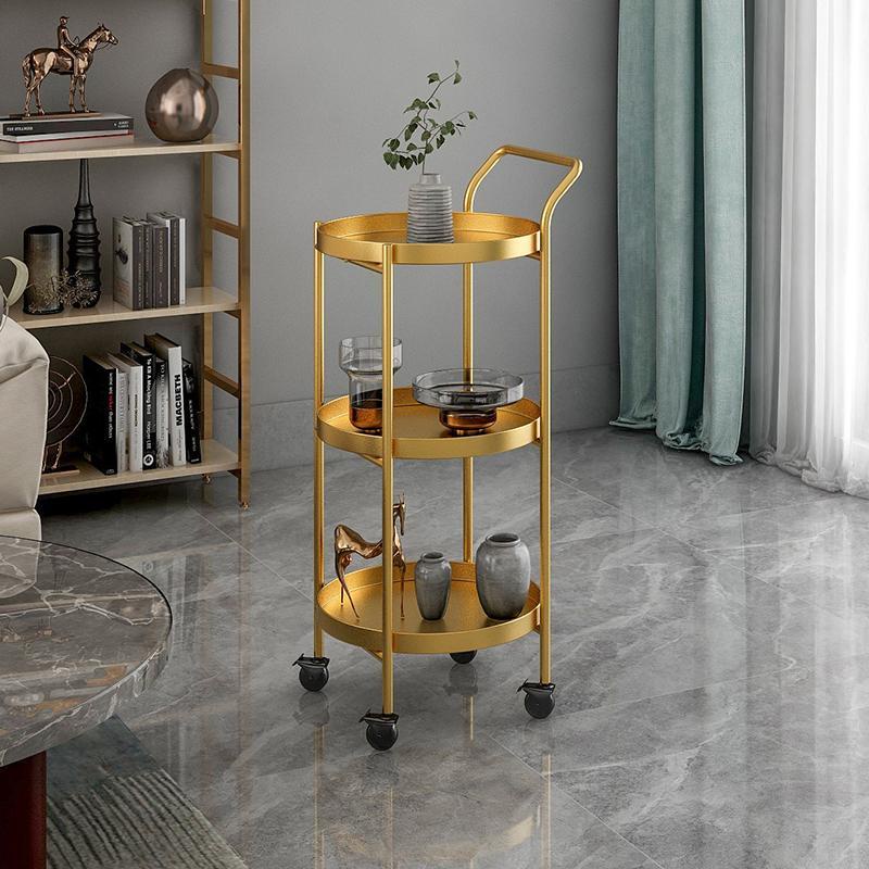 Removable small coffee table cart living room sofa side a few mini ...