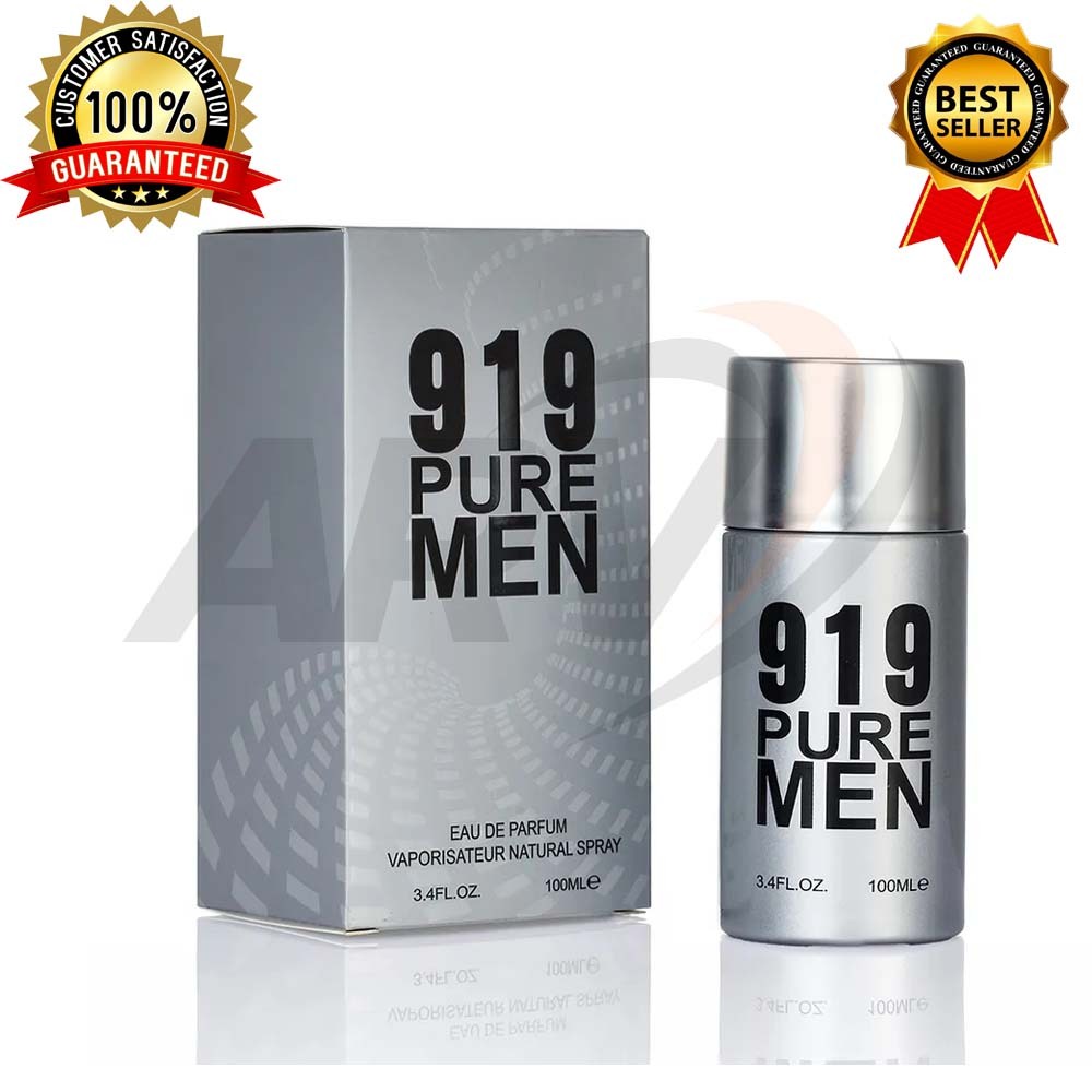 💯 ORI 919 Pure Men EDP Perfume For Men 100Ml Minyak Wangi Lelaki ...