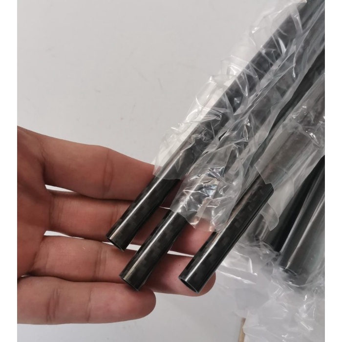 50cm Carbon Pipe Carbon Tube 3K 8x6mm Diameter OD 8mm ID 6mm 8x6 -OLL ...