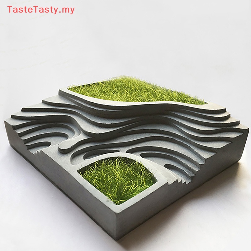 TasteTasty Square Terrace Flowerpot Epoxy Resin Mould Silicone Potg ...