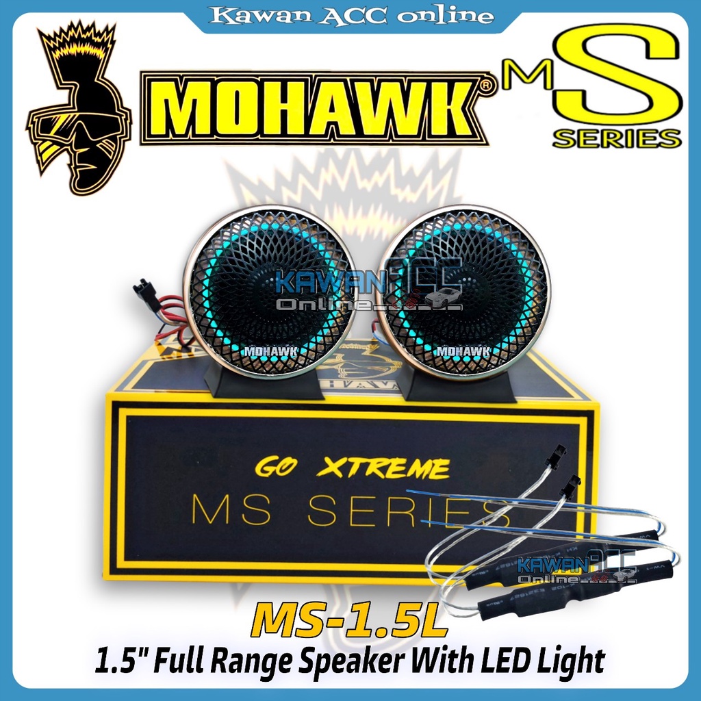 MOHAWK MS Series 1.5" inch Full Range Speaker with LED Light**100 ...