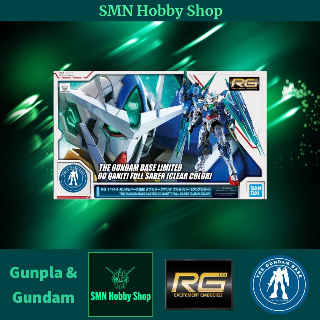 RG 1/144 00 QanT Full Saber Clear Color Gunpla Gundam [Mobile Suit ...