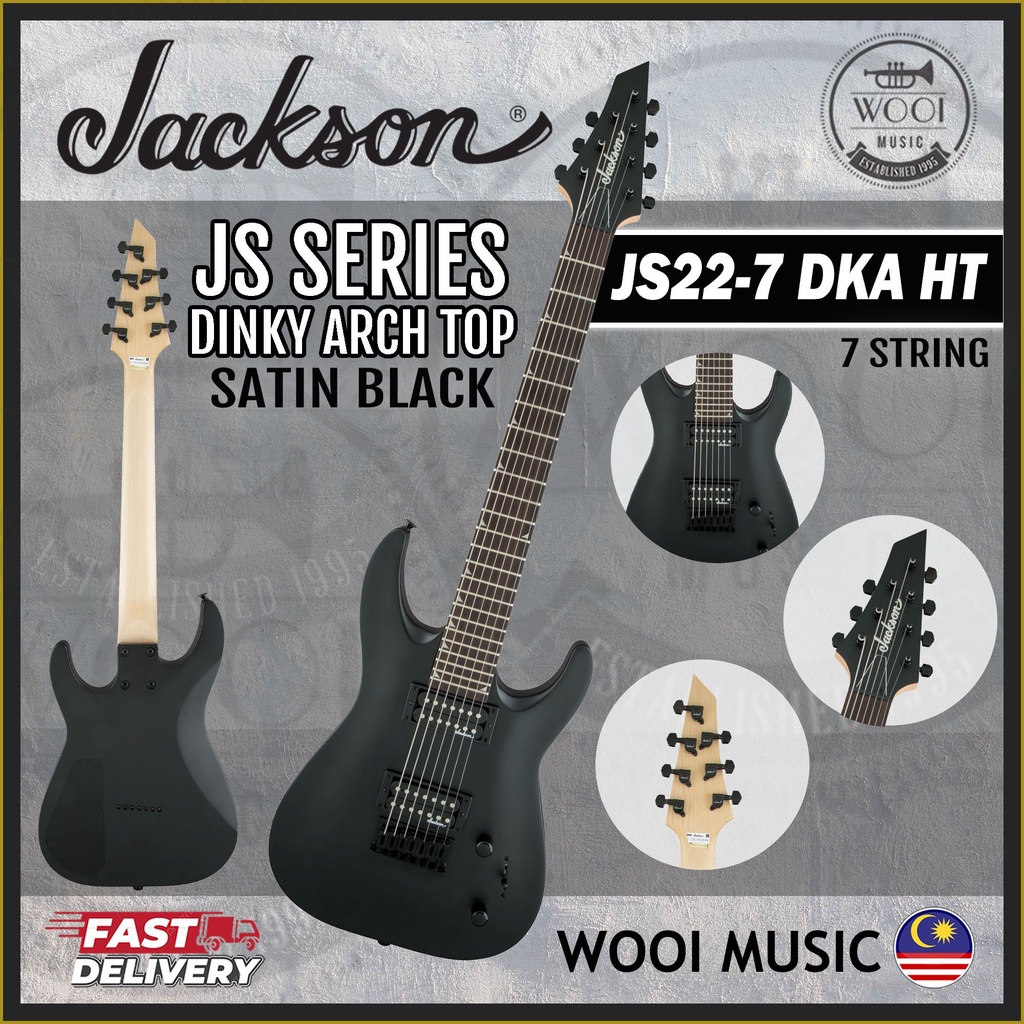 Jackson JS Series Dinky Arch Top JS22-7 DKA HT 7-String Electric Guitar ...