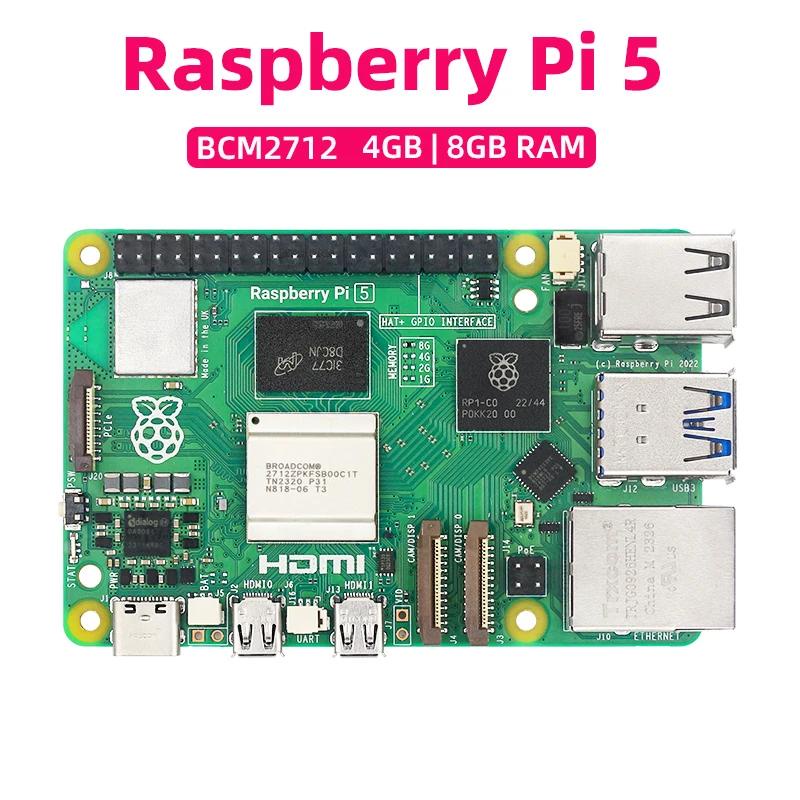 Original Raspberry Pi 5 4G 8G RAM BCM2712 2.4GHz VideoCore VII GPU ...