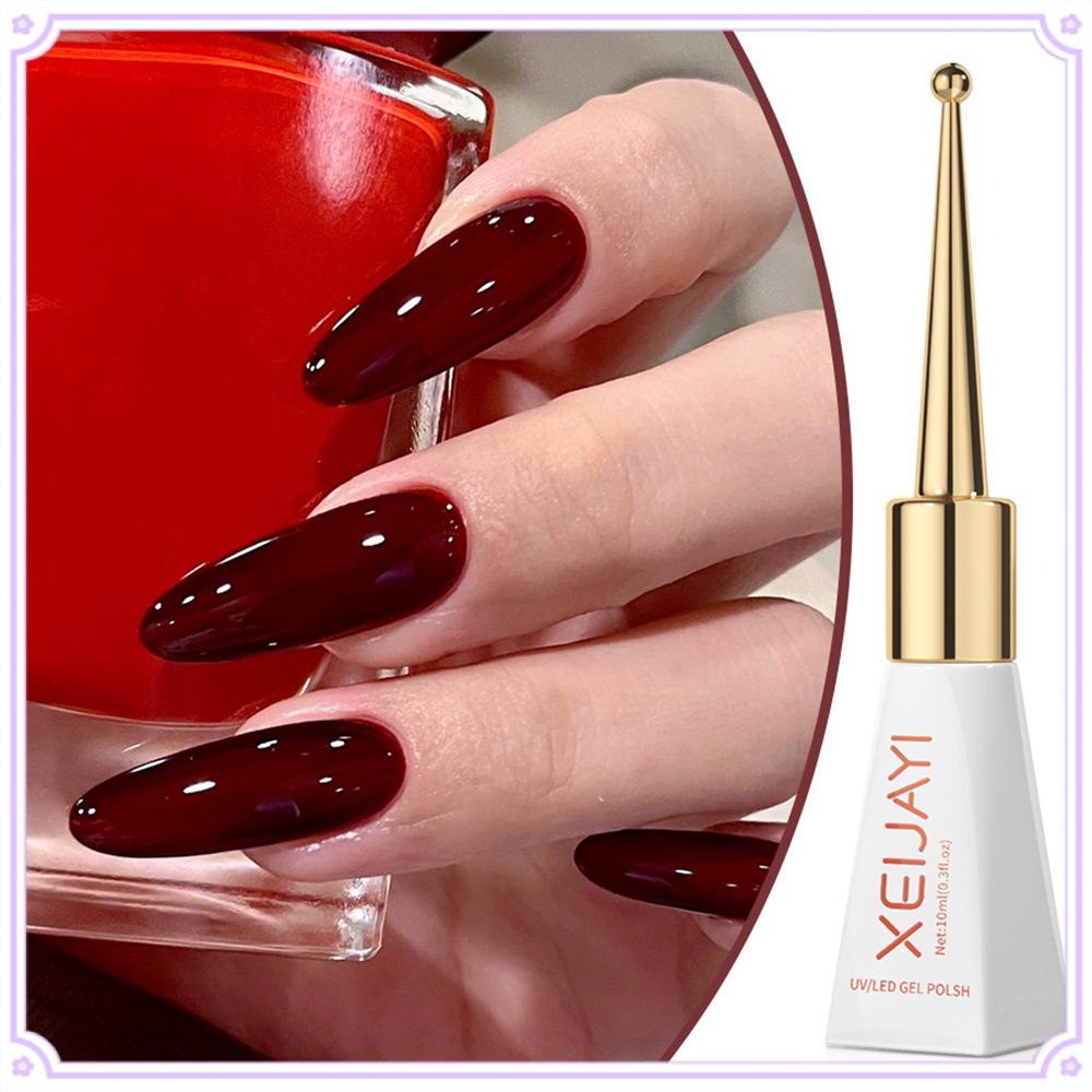 XEIJAYI 28 Colors Series Nail Polish Gel Nude Color Ice Transparent No ...
