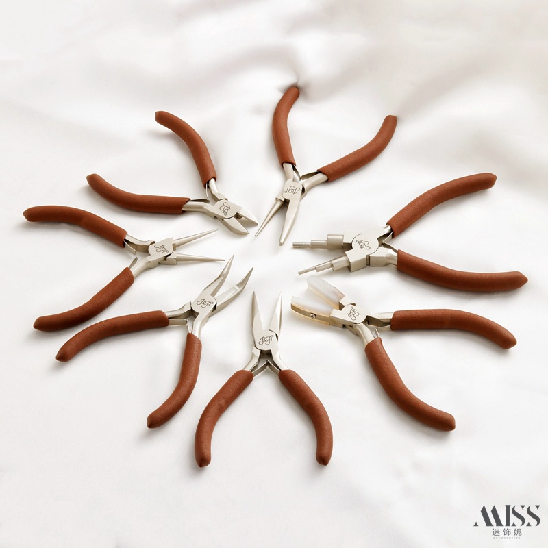 Pliers Sharp Nose Round Nose Curved Nose Side Cutter Six-Segment Pliers ...