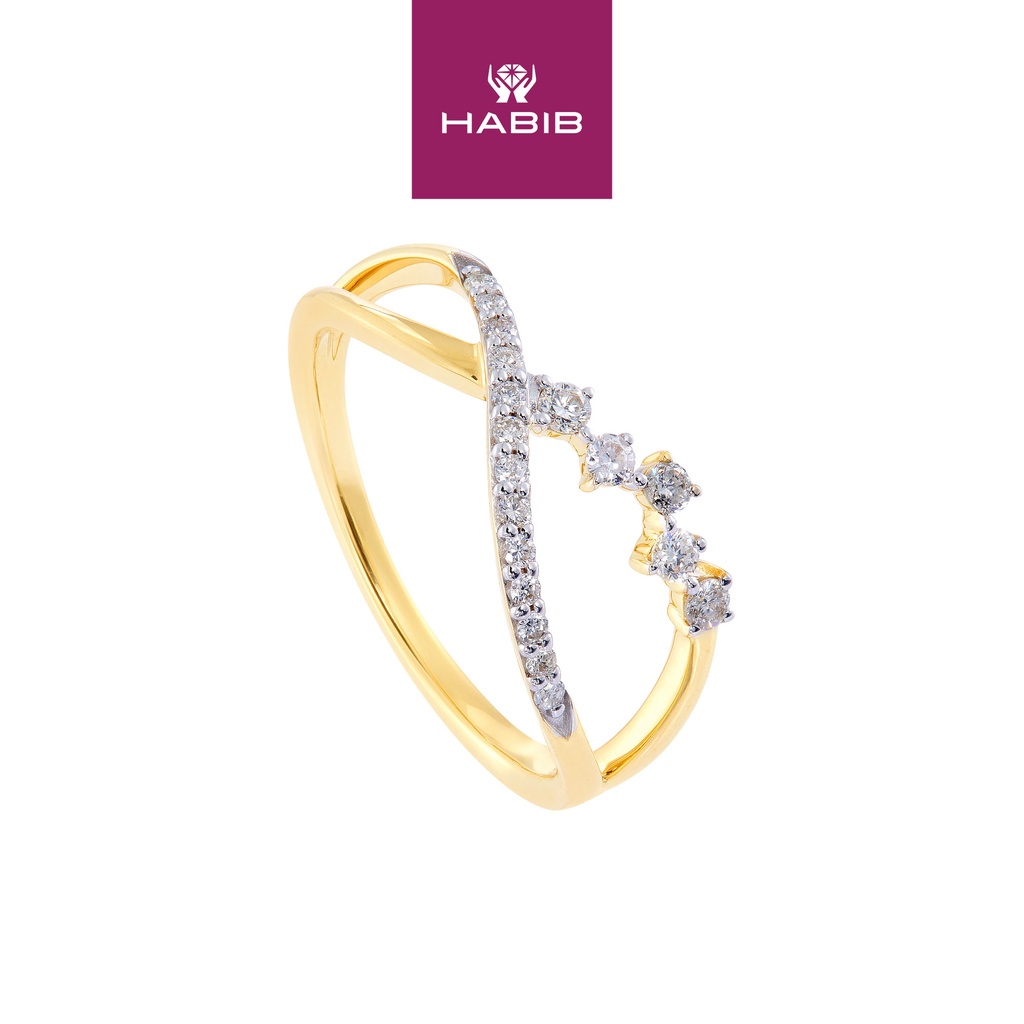 HABIB CHIC | Diamond Ring in 375/9K Yellow Gold 267610923 | Shopee Malaysia