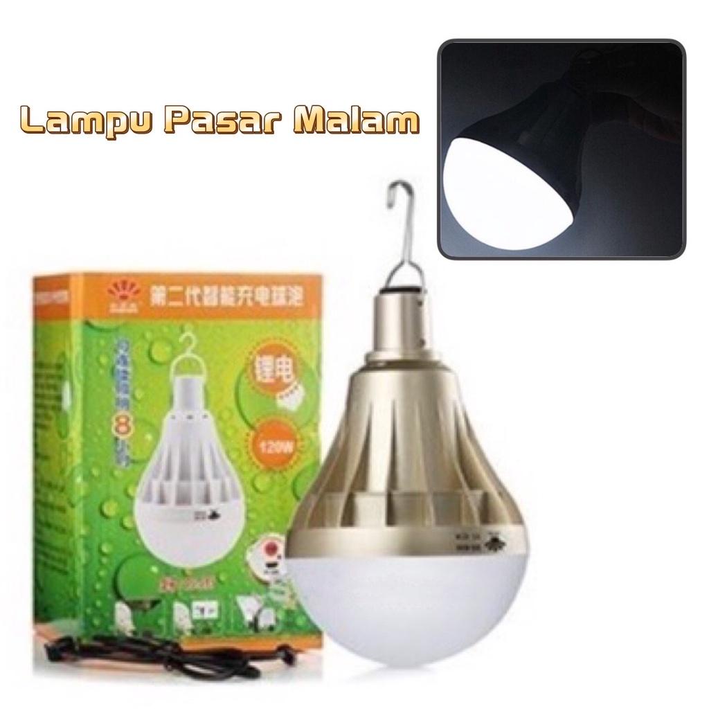 Rechargeable 120W Portable Light Bulb with USB Charger Lampu Pasar ...