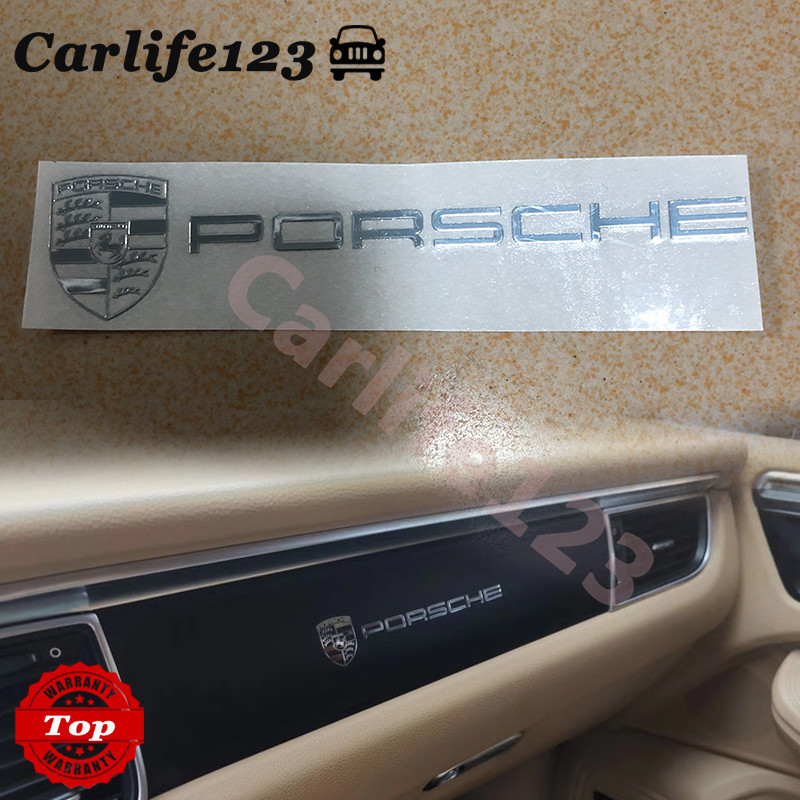 Porsche Macan Cayenne Panamera Taycan 718 911 Sticker Metal Car ...
