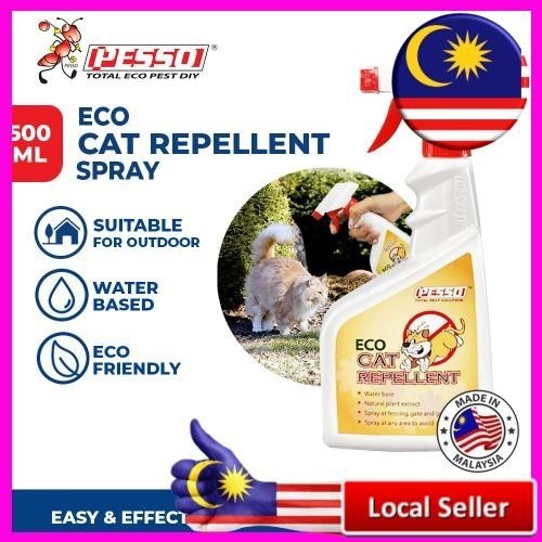 Pesso Eco Cat Repellent Liquid Spray 500ML Penghalau Halau Kucing ...