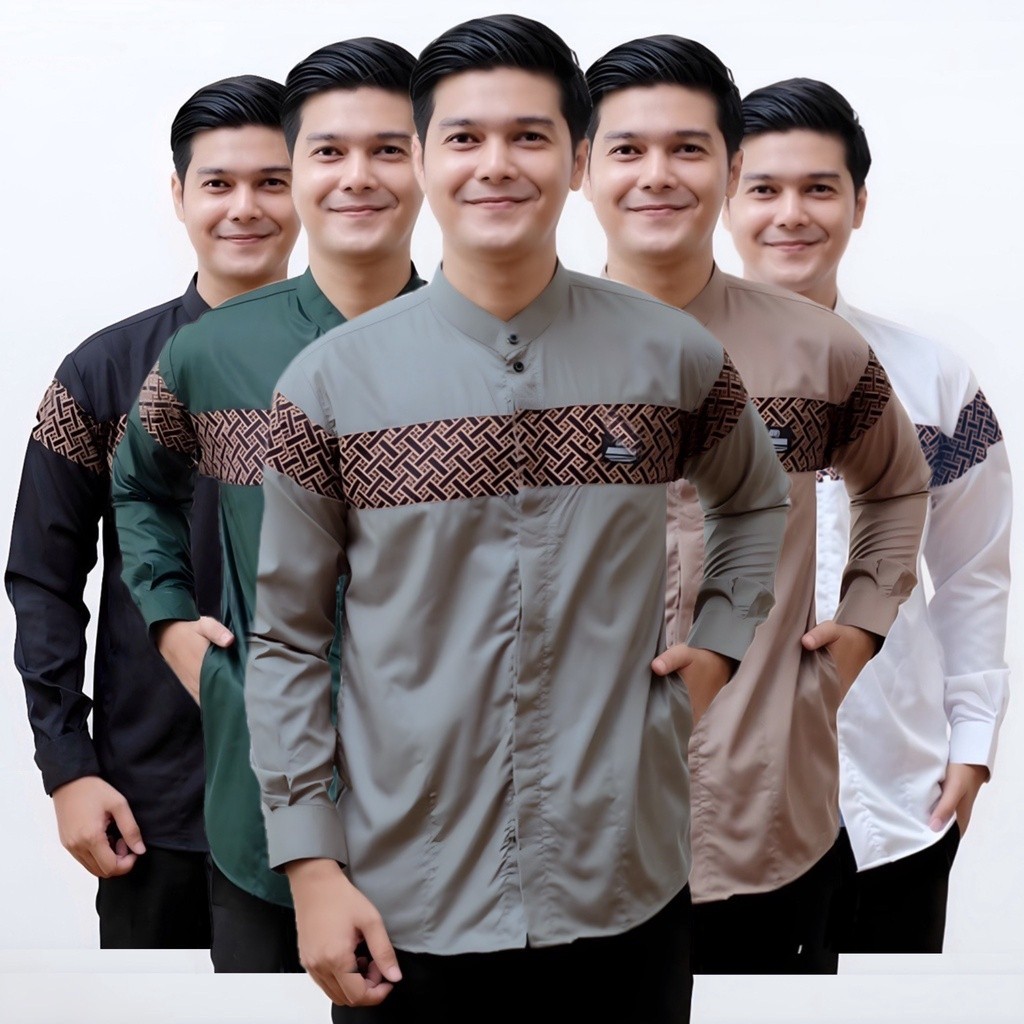 PRE ORDER KEMEJA Koko Shirt For Men Gus Azmi Moslem Muslimin ...