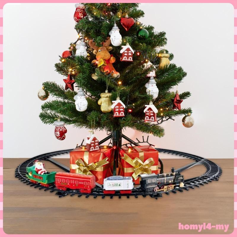 [HomyldfMY] Classical Christmas Train Sets Sturdy Santa Claus and Train ...