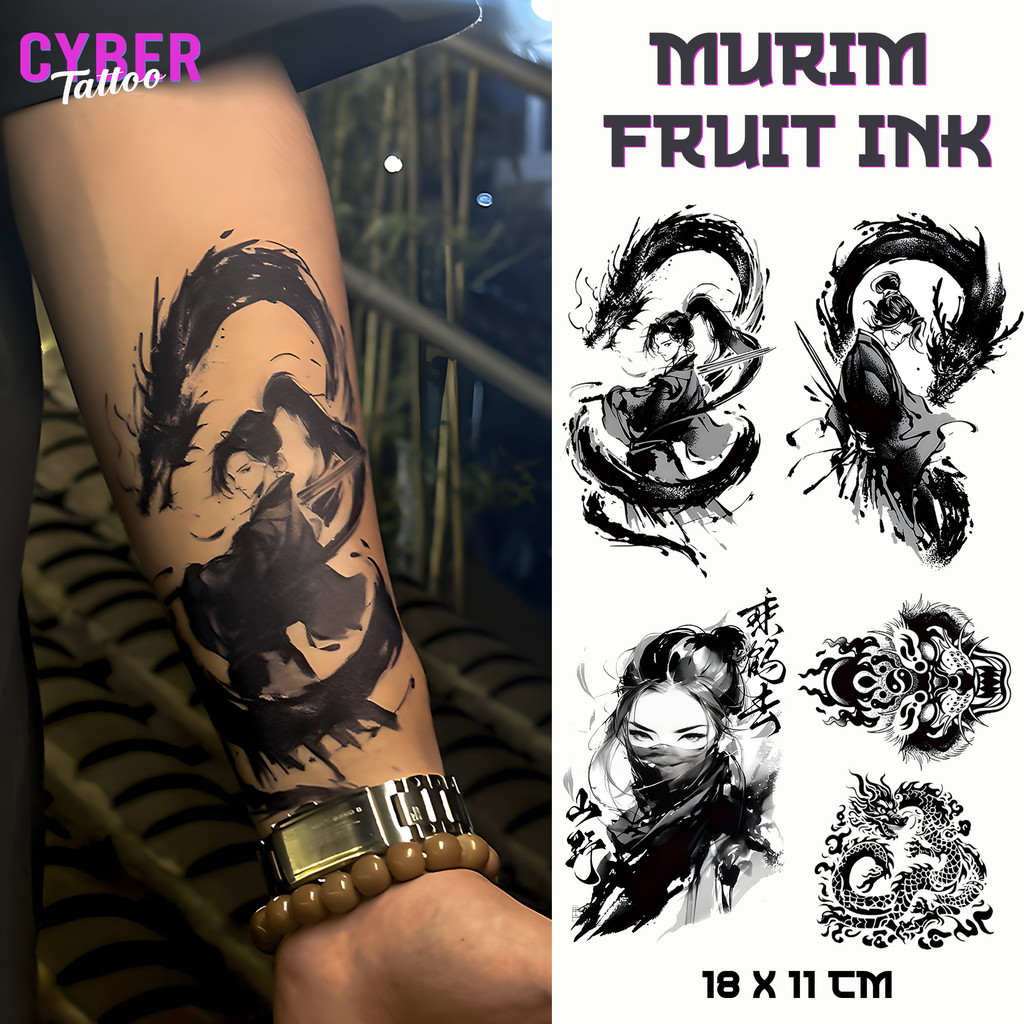 Cyber Tattoo Fruit Ink Murim Series - Shinobi Wukong Semi-Permanent ...