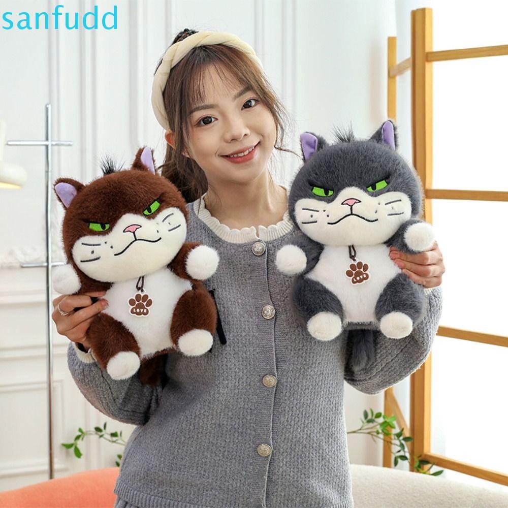 SANFUDD Lucifer Cat Plushie, Cartoon Creative Lucifer Cat Plush Doll ...