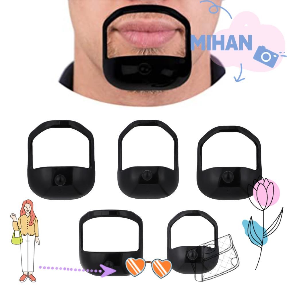 MIHAN Goatee Beard Symmetric 5 Sizes Shaving Time Template | Shopee ...