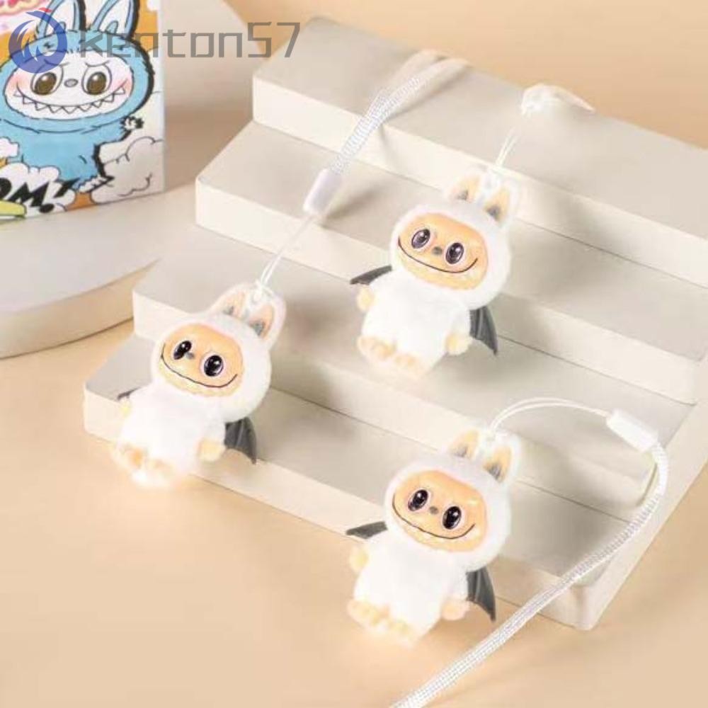 KENTON Wing Labubu Keychain, Mini PVC Flocking Labubu Pendant, Cute Key ...